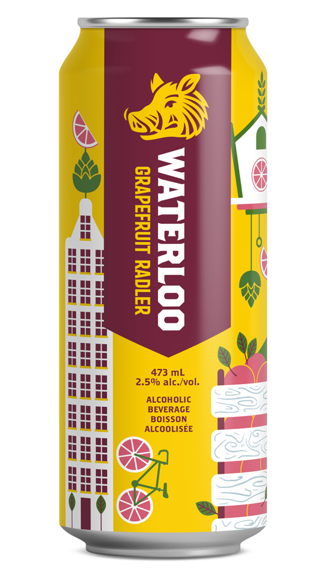 Products » Waterloo Brewing » Waterloo Grapefruit Radler « Carlsberg Group