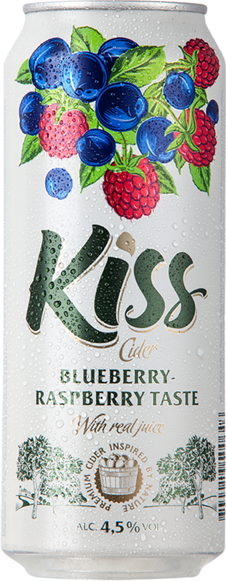 Products » Kiss » Kiss Blueberry Raspberry Taste « Carlsberg Group