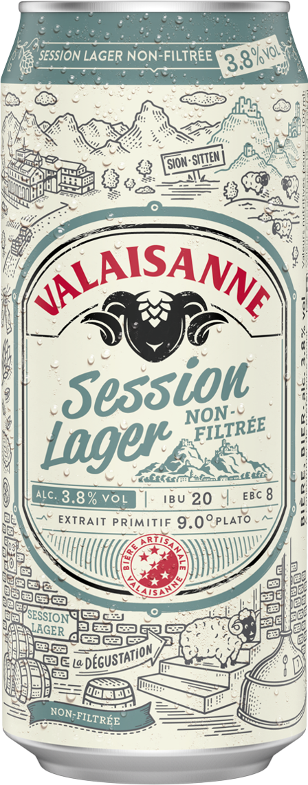 Products » Valaisanne » Valaisanne Session Lager « Carlsberg Group